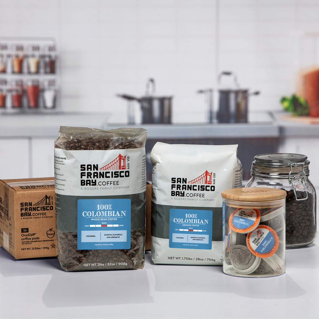 100% Colombian Coffee - Gourmet Medium Roast | SF Bay Coffee