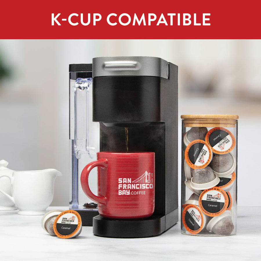 Caramel OneCUP™ Coffee Pods: Sweet Coffee Lovers Heaven